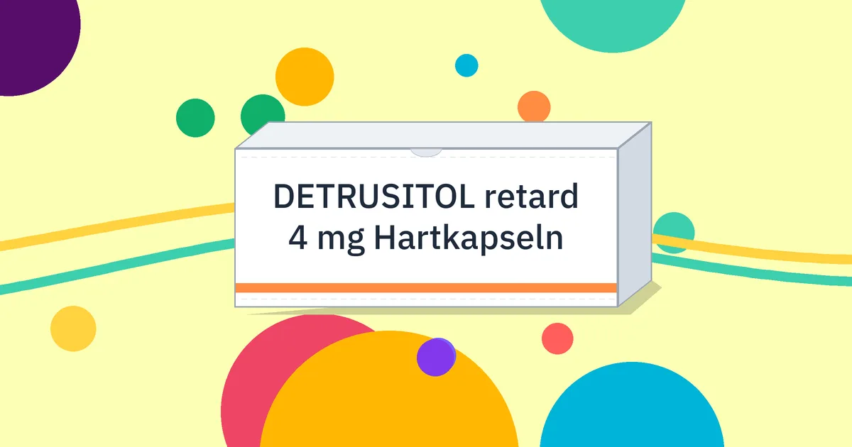 Symbolbild: Packung mit der Aufschrift DETRUSITOL retard 4 mg Hartkapseln (PZN 01812390) – Verfügbarkeit und Bezug in Apotheken in Frankfurt am Main