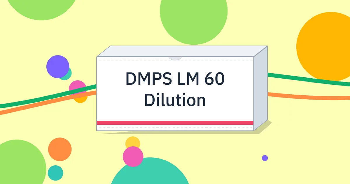 Symbolbild: Packung mit der Aufschrift DMPS LM 60 Dilution (PZN 13466349) – Verfügbarkeit und Bezug in Apotheken in Frankfurt am Main