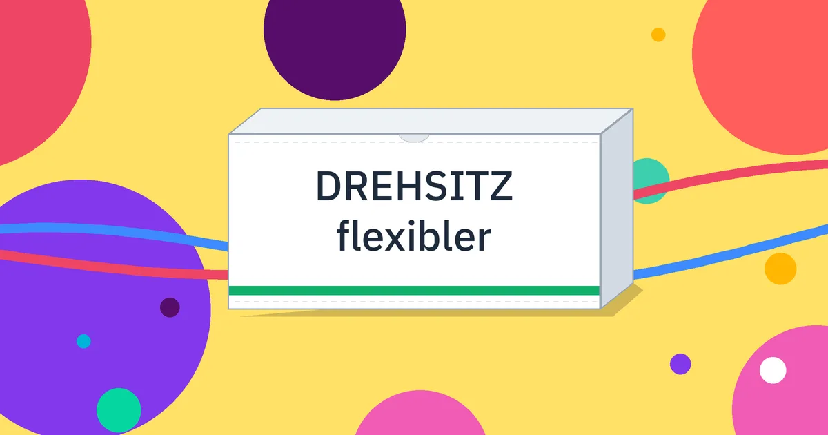 Symbolbild: Packung mit der Aufschrift DREHSITZ flexibler (PZN 05875163) – Verfügbarkeit und Bezug in Apotheken in Frankfurt am Main