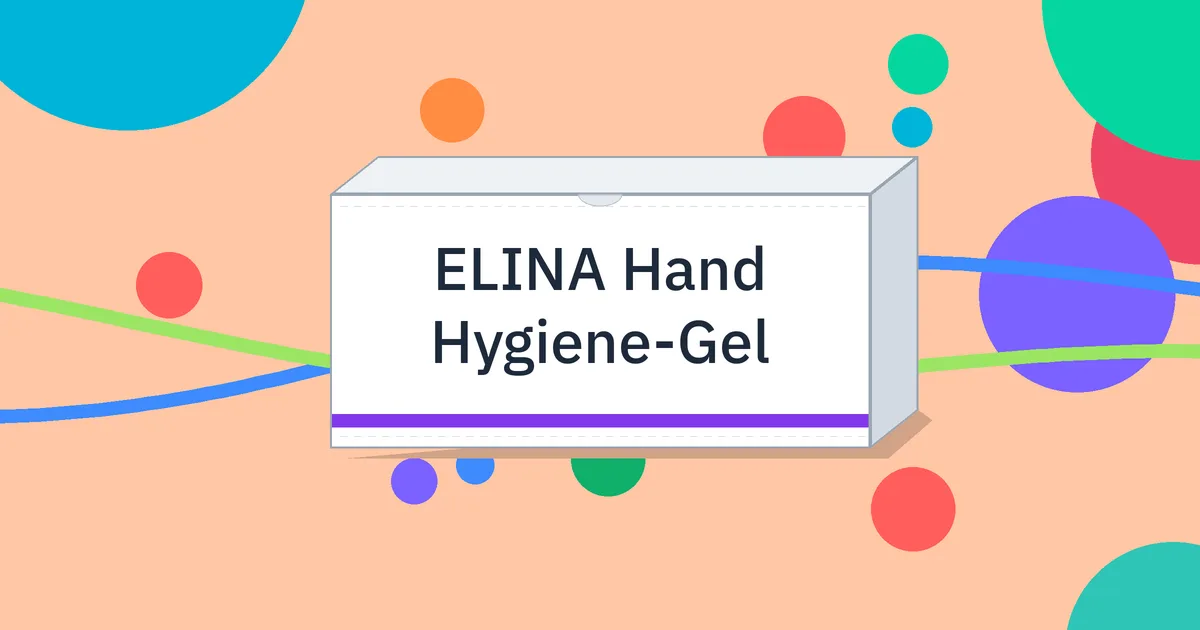 Symbolbild: Packung mit der Aufschrift ELINA Hand Hygiene-Gel (PZN 10779177) – Verfügbarkeit und Bezug in Apotheken in Frankfurt am Main