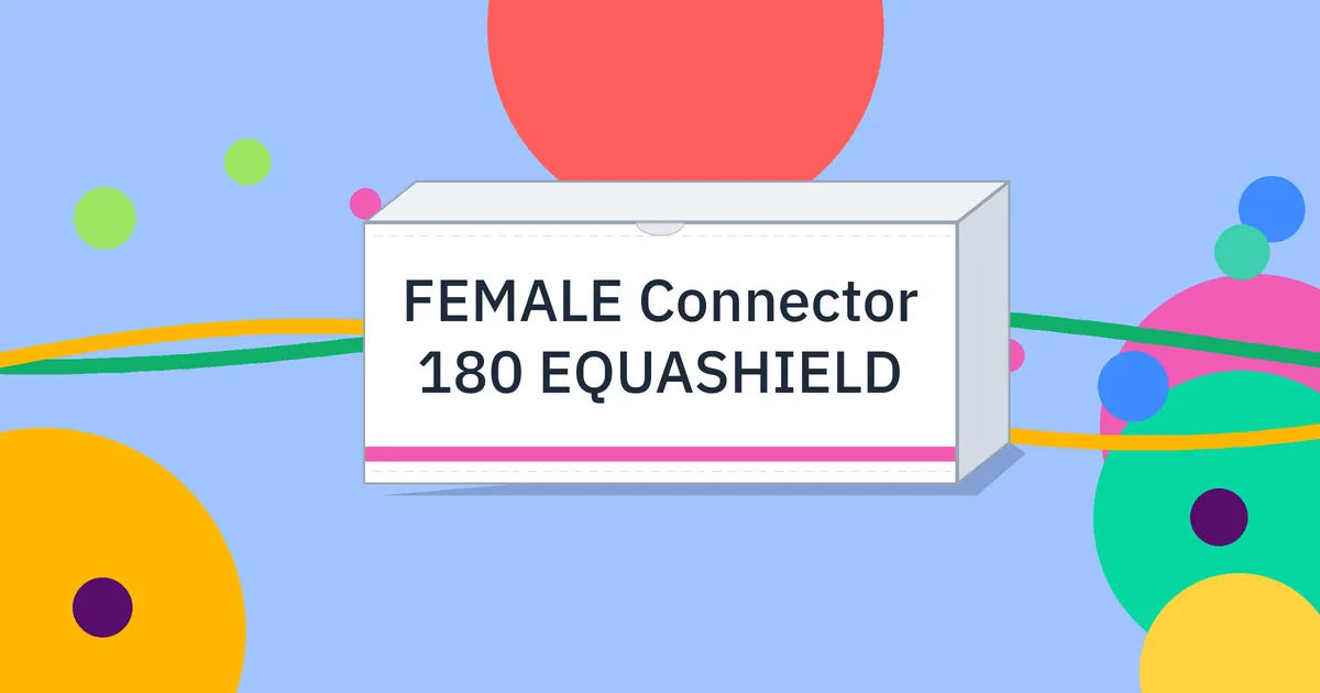 Symbolbild: Packung mit der Aufschrift FEMALE Connector 180 EQUASHIELD (PZN 19948322) – Verfügbarkeit und Bezug in Apotheken in Frankfurt am Main