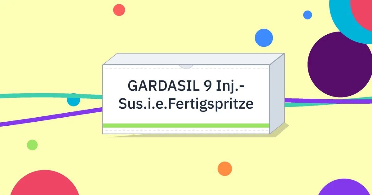 Symbolbild: Packung mit der Aufschrift GARDASIL 9 Inj.-Sus.i.e.Fertigspritze (PZN 11228953) – Verfügbarkeit und Bezug in Apotheken in Frankfurt am Main