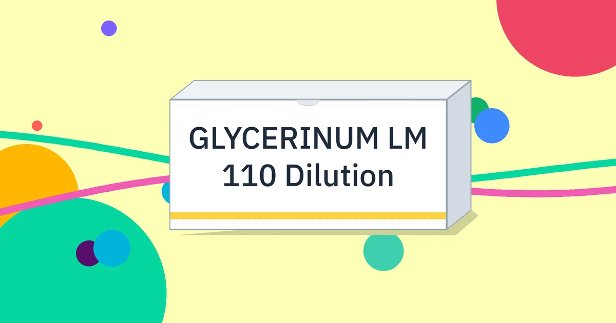 Symbolbild: Packung mit der Aufschrift GLYCERINUM LM 110 Dilution (PZN 12880667) – Verfügbarkeit und Bezug in Apotheken in Frankfurt am Main