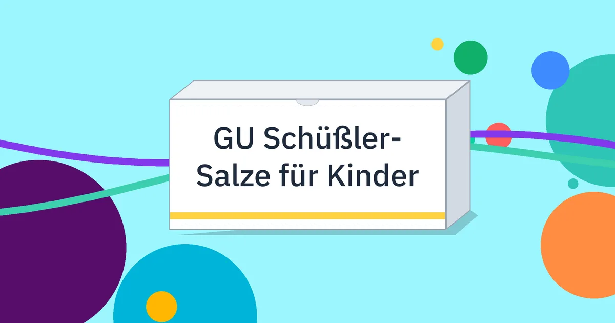 Symbolbild: Packung mit der Aufschrift GU Schüßler-Salze für Kinder (PZN 12742221) – Verfügbarkeit und Bezug in Apotheken in Frankfurt am Main