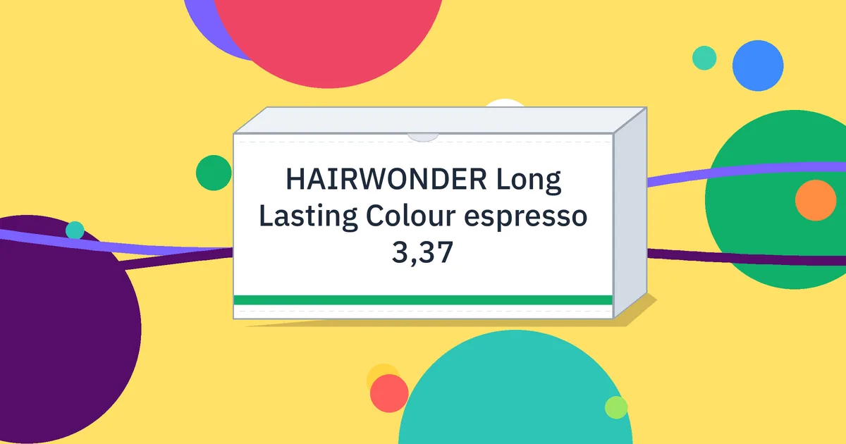 Symbolbild: Packung mit der Aufschrift HAIRWONDER Long Lasting Colour espresso 3,37 (PZN 20630631) – Verfügbarkeit und Bezug in Apotheken in Frankfurt am Main