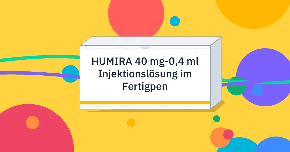 Symbolbild: Packung mit der Aufschrift HUMIRA 40 mg-0,4 ml Injektionslösung im Fertigpen (PZN 16840015) – Verfügbarkeit und Bezug in Apotheken in Frankfurt am Main