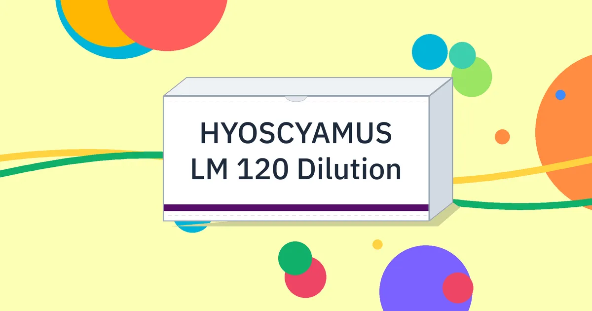 Symbolbild: Packung mit der Aufschrift HYOSCYAMUS LM 120 Dilution (PZN 12890832) – Verfügbarkeit und Bezug in Apotheken in Frankfurt am Main