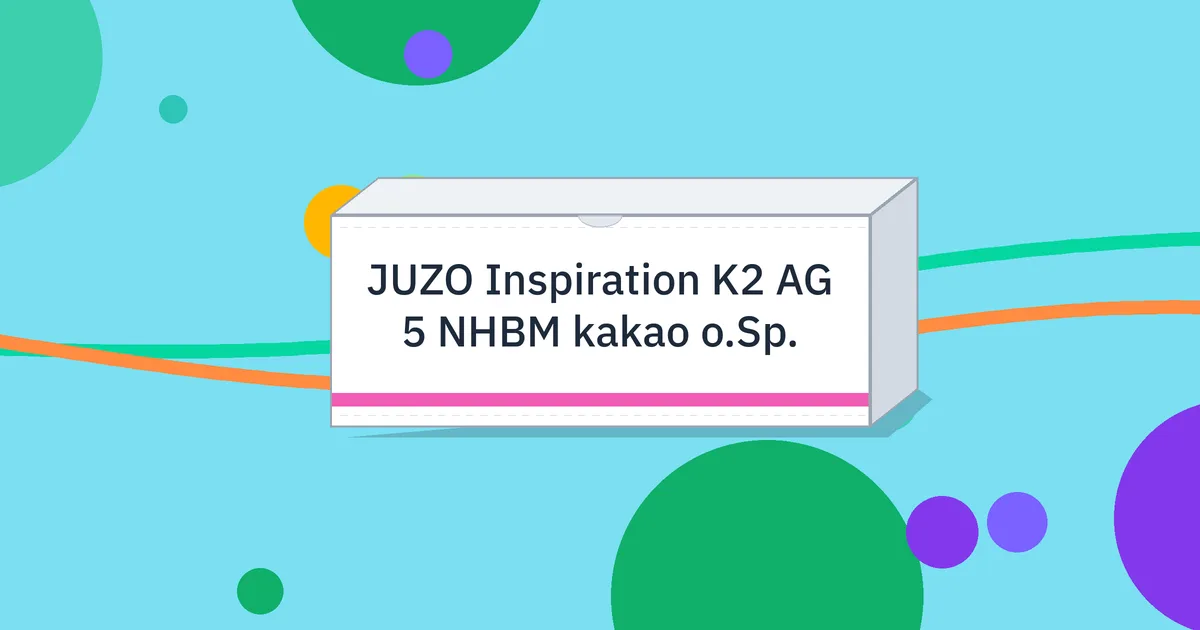 Symbolbild: Packung mit der Aufschrift JUZO Inspiration K2 AG 5 NHBM kakao o.Sp. (PZN 14918345) – Verfügbarkeit und Bezug in Apotheken in Frankfurt am Main