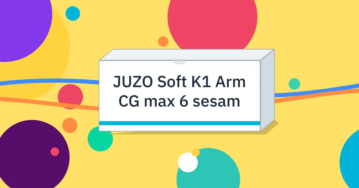Symbolbild: Packung mit der Aufschrift JUZO Soft K1 Arm CG max 6 sesam (PZN 15510250) – Verfügbarkeit und Bezug in Apotheken in Frankfurt am Main