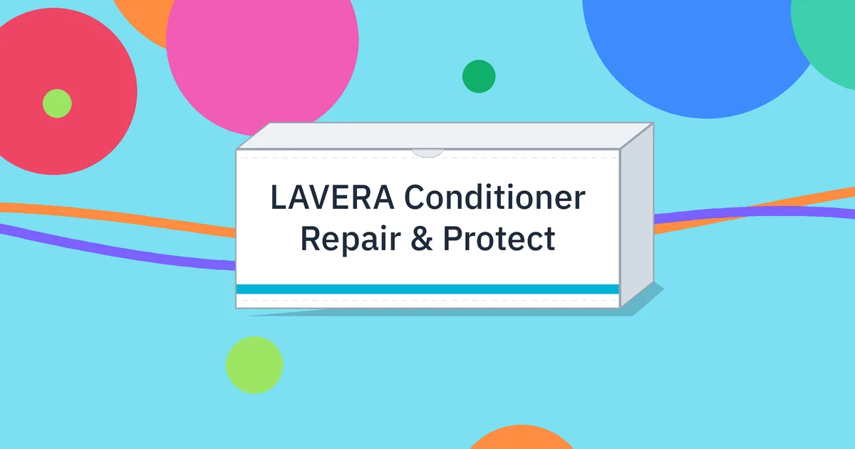 Symbolbild: Packung mit der Aufschrift LAVERA Conditioner Repair & Protect (PZN 20210679) – Verfügbarkeit und Bezug in Apotheken in Frankfurt am Main