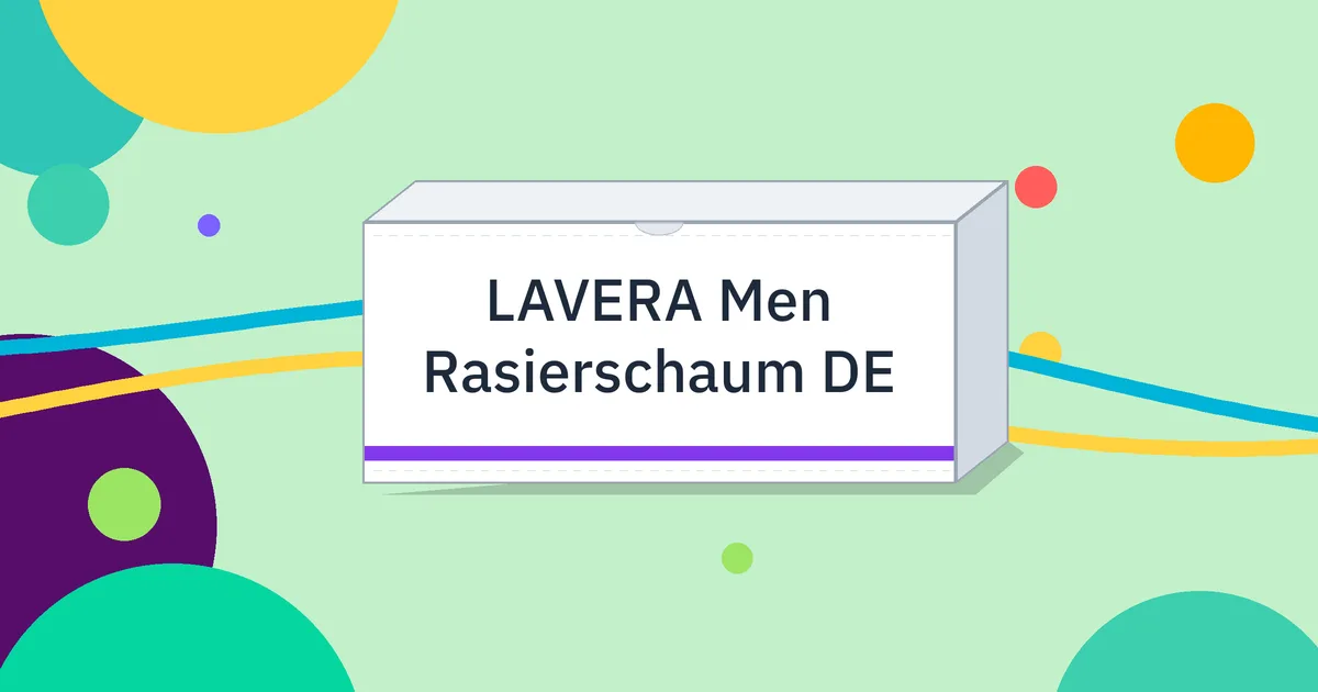 Symbolbild: Packung mit der Aufschrift LAVERA Men Rasierschaum DE (PZN 19391457) – Verfügbarkeit und Bezug in Apotheken in Frankfurt am Main