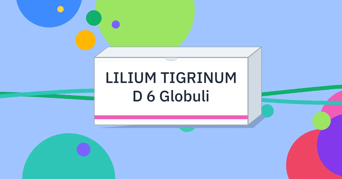 Symbolbild: Packung mit der Aufschrift LILIUM TIGRINUM D 6 Globuli (PZN 04224469) – Verfügbarkeit und Bezug in Apotheken in Frankfurt am Main