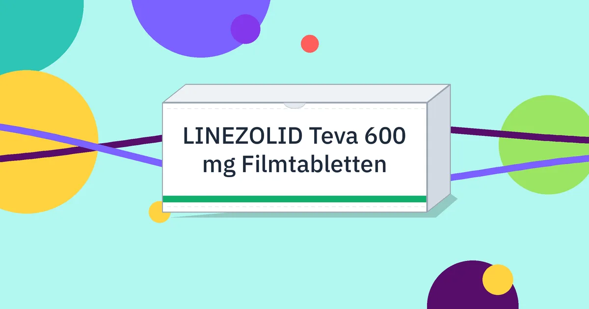 Symbolbild: Packung mit der Aufschrift LINEZOLID Teva 600 mg Filmtabletten (PZN 18087183) – Verfügbarkeit und Bezug in Apotheken in Frankfurt am Main