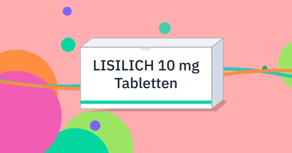 Symbolbild: Packung mit der Aufschrift LISILICH 10 mg Tabletten (PZN 00755709) – Verfügbarkeit und Bezug in Apotheken in Frankfurt am Main