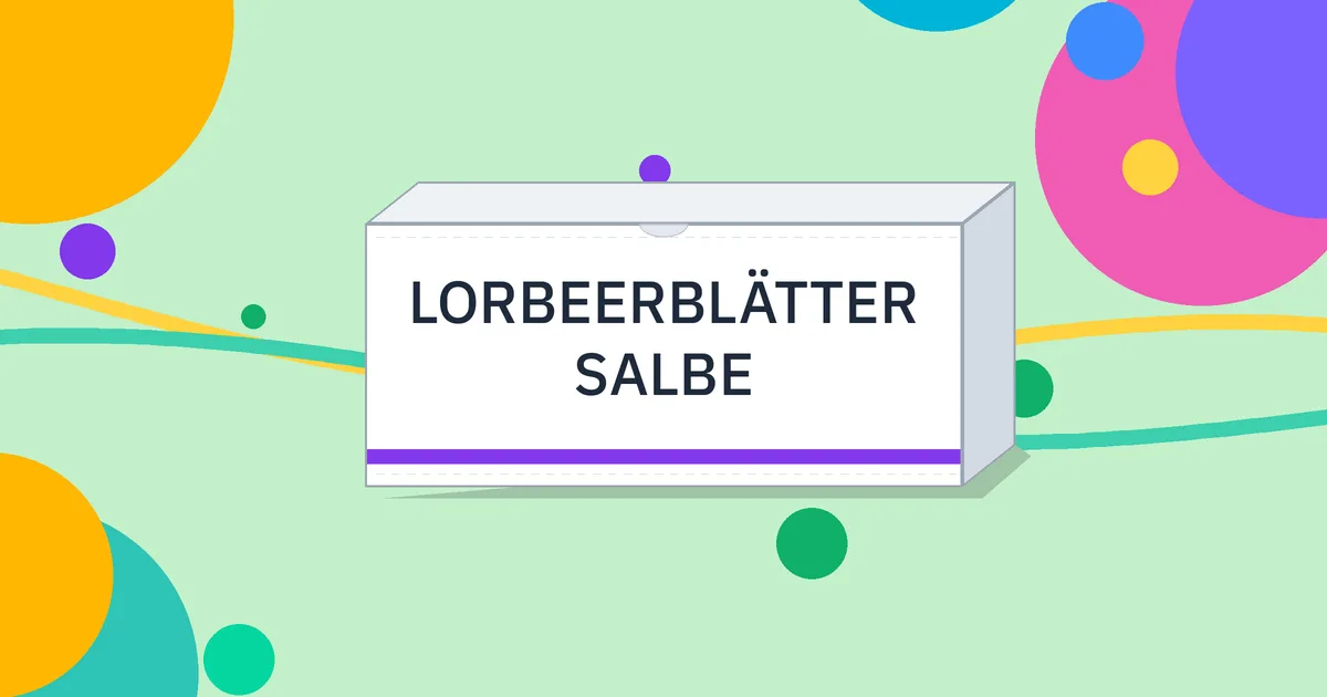 Symbolbild: Packung mit der Aufschrift LORBEERBLÄTTER SALBE (PZN 18008019) – Verfügbarkeit und Bezug in Apotheken in Frankfurt am Main