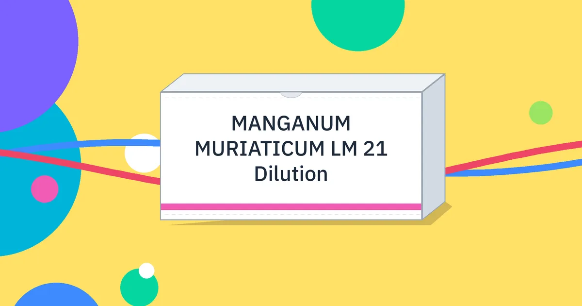 Symbolbild: Packung mit der Aufschrift MANGANUM MURIATICUM LM 21 Dilution (PZN 12943793) – Verfügbarkeit und Bezug in Apotheken in Frankfurt am Main