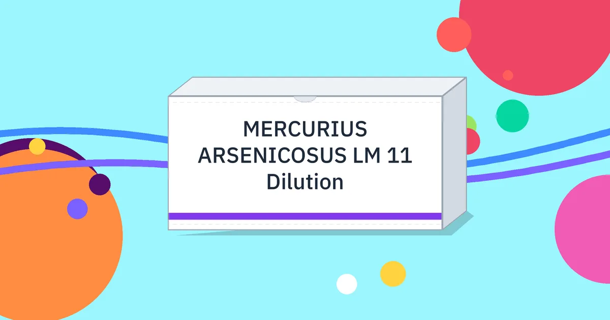 Symbolbild: Packung mit der Aufschrift MERCURIUS ARSENICOSUS LM 11 Dilution (PZN 13606081) – Verfügbarkeit und Bezug in Apotheken in Frankfurt am Main