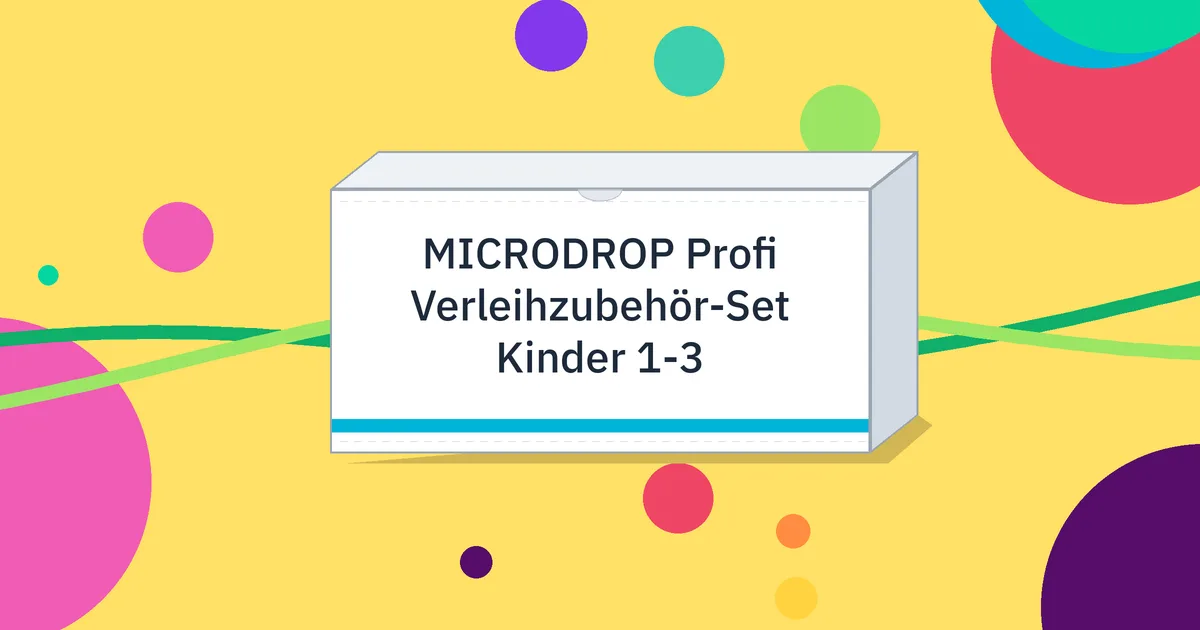 Symbolbild: Packung mit der Aufschrift MICRODROP Profi Verleihzubehör-Set Kinder 1-3 (PZN 11865252) – Verfügbarkeit und Bezug in Apotheken in Frankfurt am Main
