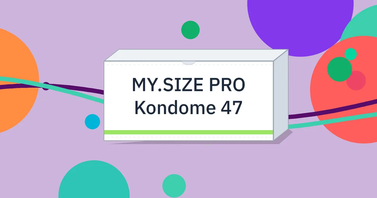 Symbolbild: Packung mit der Aufschrift MY.SIZE PRO Kondome 47 (PZN 17575199) – Verfügbarkeit und Bezug in Apotheken in Frankfurt am Main