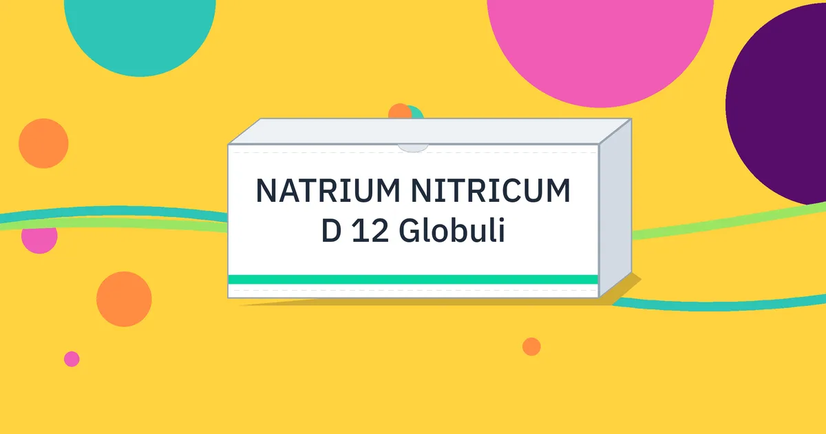 Symbolbild: Packung mit der Aufschrift NATRIUM NITRICUM D 12 Globuli (PZN 07175317) – Verfügbarkeit und Bezug in Apotheken in Frankfurt am Main