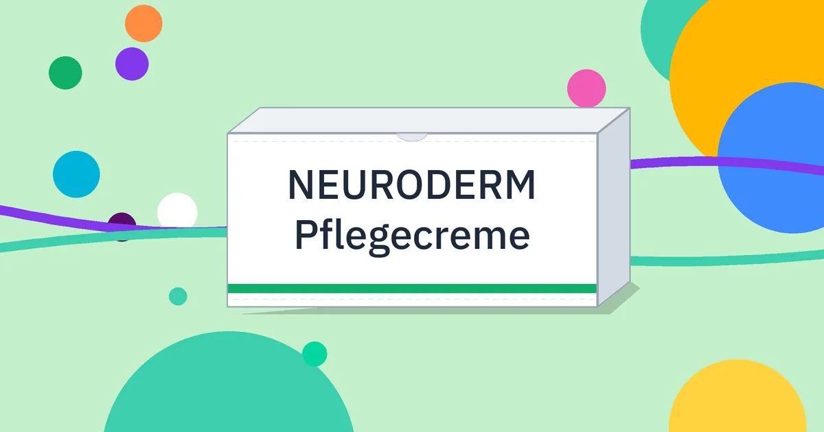 Symbolbild: Packung mit der Aufschrift NEURODERM Pflegecreme (PZN 14057972) – Verfügbarkeit und Bezug in Apotheken in Frankfurt am Main