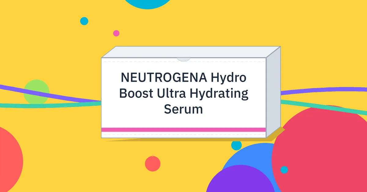 Symbolbild: Packung mit der Aufschrift NEUTROGENA Hydro Boost Ultra Hydrating Serum (PZN 19283851) – Verfügbarkeit und Bezug in Apotheken in Frankfurt am Main