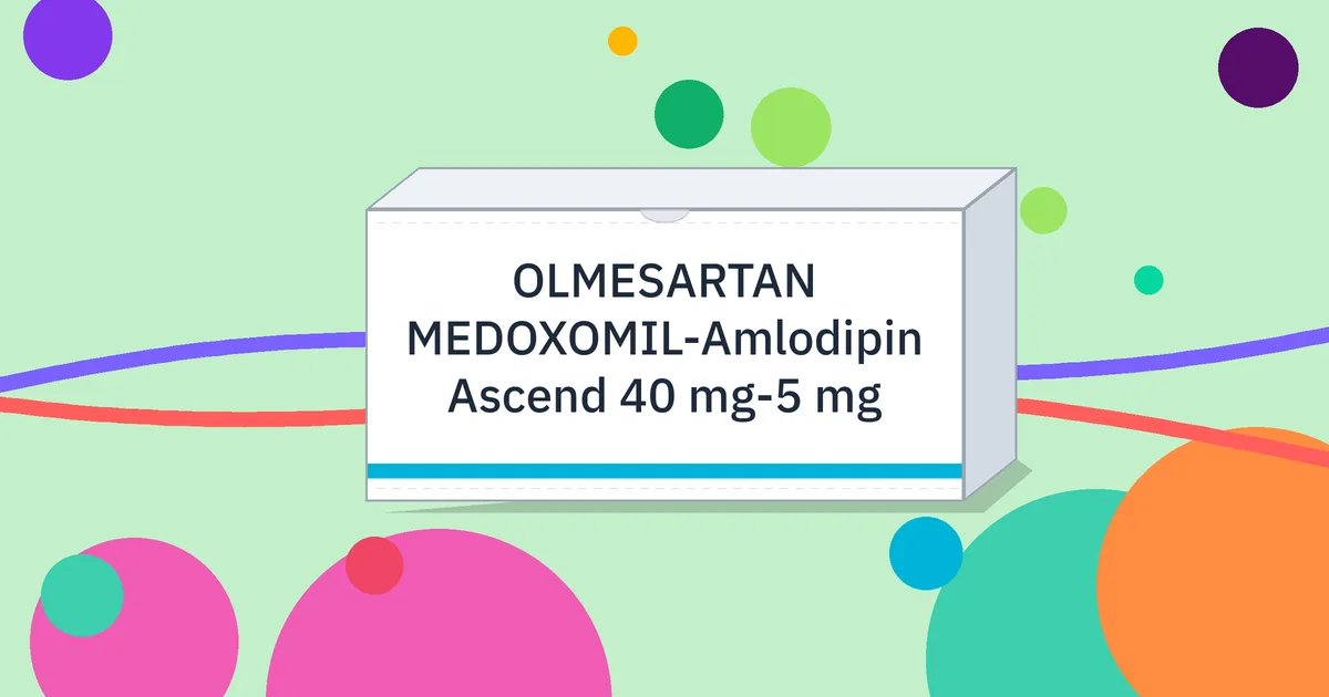 Symbolbild: Packung mit der Aufschrift OLMESARTAN MEDOXOMIL-Amlodipin Ascend 40 mg-5 mg (PZN 19184497) – Verfügbarkeit und Bezug in Apotheken in Frankfurt am Main