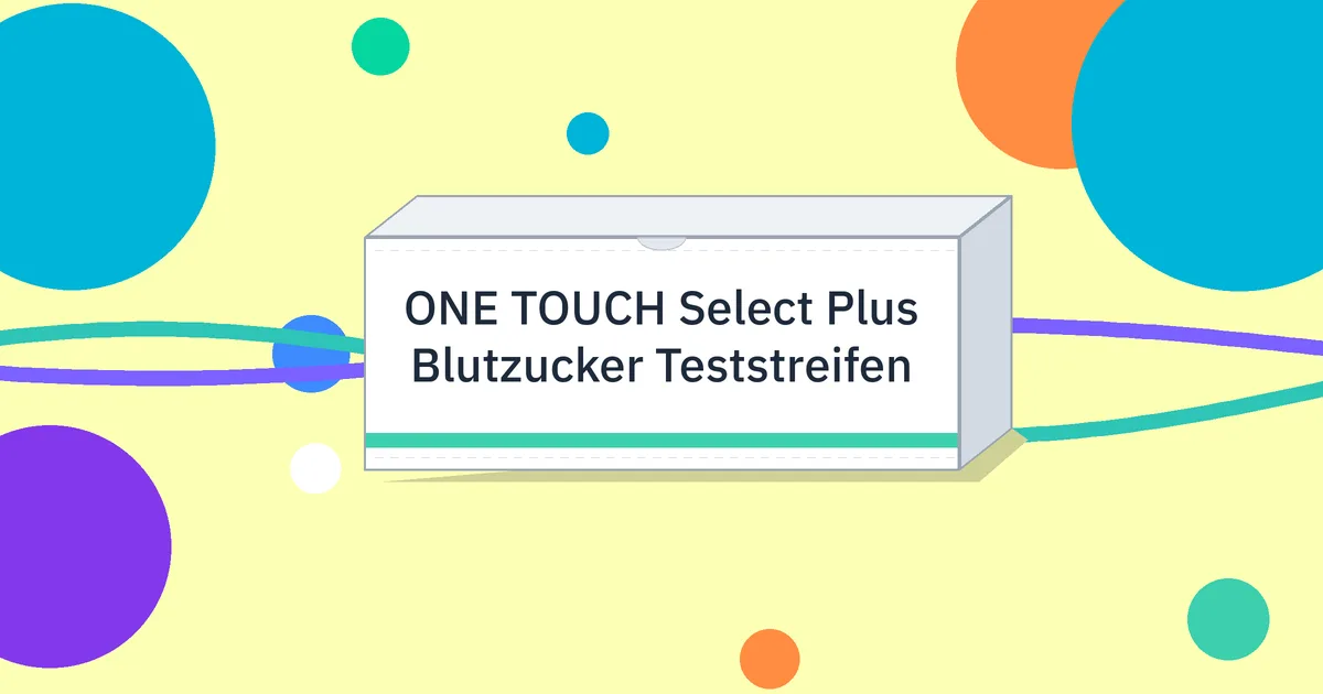 Symbolbild: Packung mit der Aufschrift ONE TOUCH Select Plus Blutzucker Teststreifen (PZN 16754936) – Verfügbarkeit und Bezug in Apotheken in Frankfurt am Main