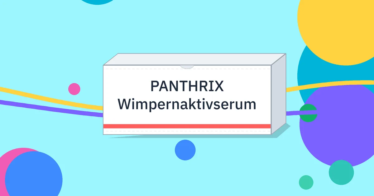 Symbolbild: Packung mit der Aufschrift PANTHRIX Wimpernaktivserum (PZN 16143196) – Verfügbarkeit und Bezug in Apotheken in Frankfurt am Main