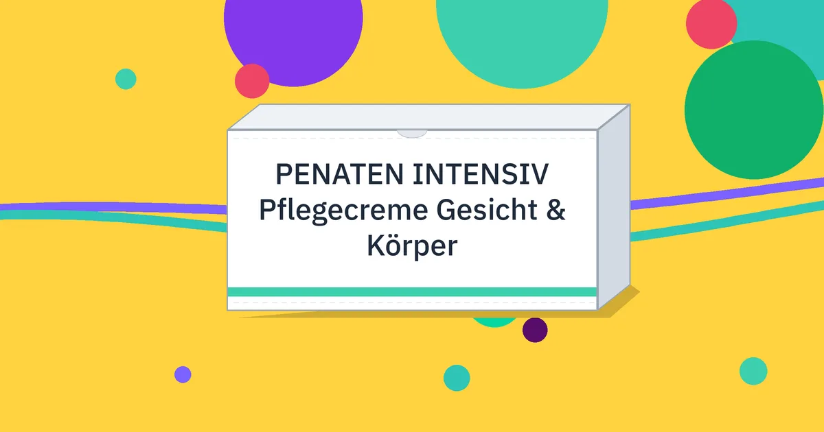 Symbolbild: Packung mit der Aufschrift PENATEN INTENSIV Pflegecreme Gesicht & Körper (PZN 12374148) – Verfügbarkeit und Bezug in Apotheken in Frankfurt am Main