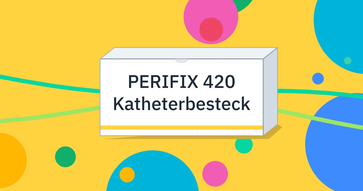 Symbolbild: Packung mit der Aufschrift PERIFIX 420 Katheterbesteck (PZN 03200521) – Verfügbarkeit und Bezug in Apotheken in Frankfurt am Main