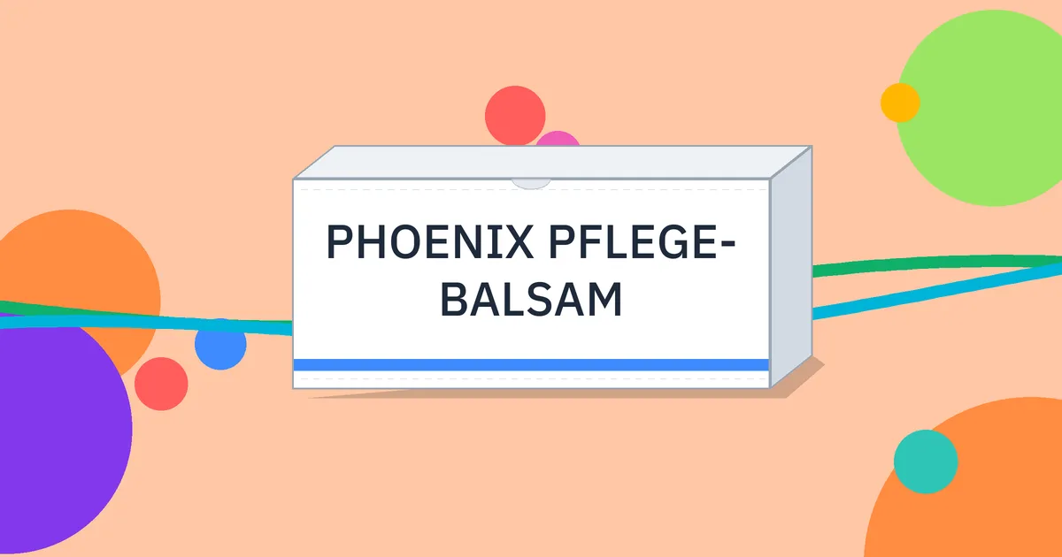 Symbolbild: Packung mit der Aufschrift PHOENIX PFLEGE-BALSAM (PZN 13476224) – Verfügbarkeit und Bezug in Apotheken in Frankfurt am Main