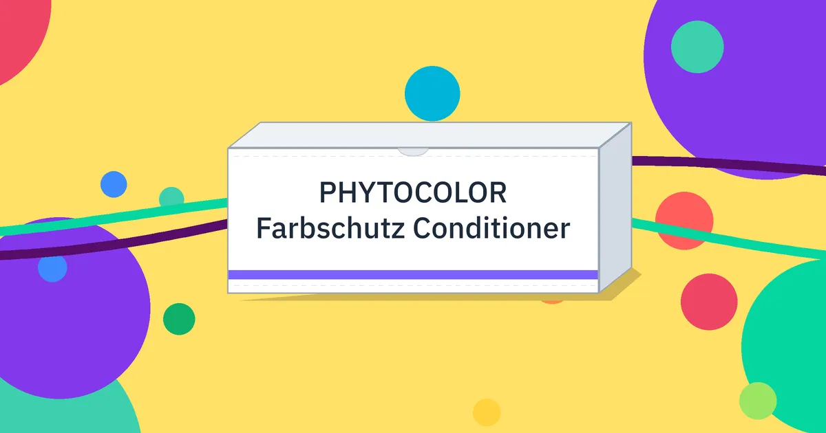 Symbolbild: Packung mit der Aufschrift PHYTOCOLOR Farbschutz Conditioner (PZN 18706663) – Verfügbarkeit und Bezug in Apotheken in Frankfurt am Main
