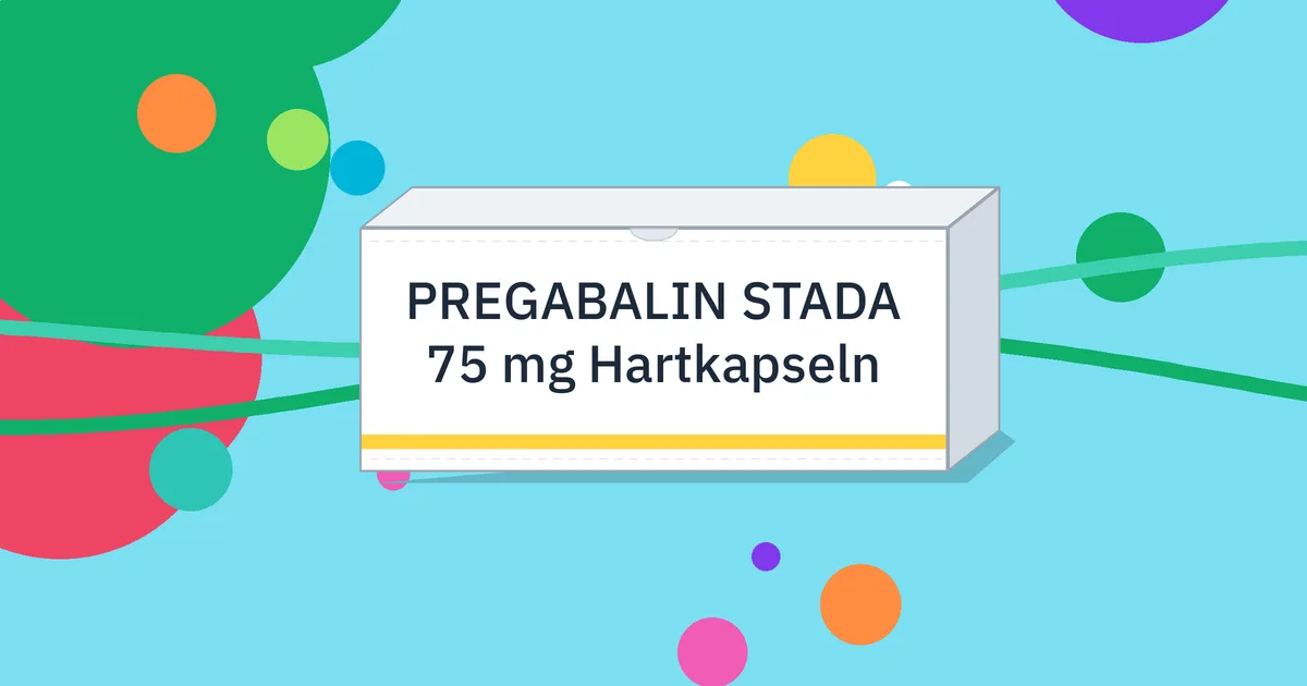 Symbolbild: Packung mit der Aufschrift PREGABALIN STADA 75 mg Hartkapseln (PZN 10780051) – Verfügbarkeit und Bezug in Apotheken in Frankfurt am Main