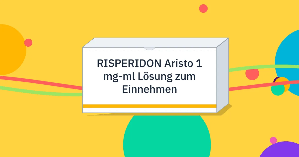 Symbolbild: Packung mit der Aufschrift RISPERIDON Aristo 1 mg-ml Lösung zum Einnehmen (PZN 11259155) – Verfügbarkeit und Bezug in Apotheken in Frankfurt am Main