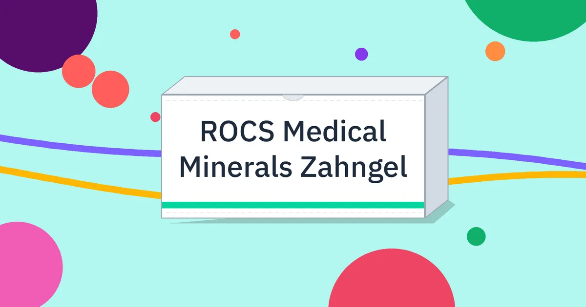 Symbolbild: Packung mit der Aufschrift ROCS Medical Minerals Zahngel (PZN 09231250) – Verfügbarkeit und Bezug in Apotheken in Frankfurt am Main