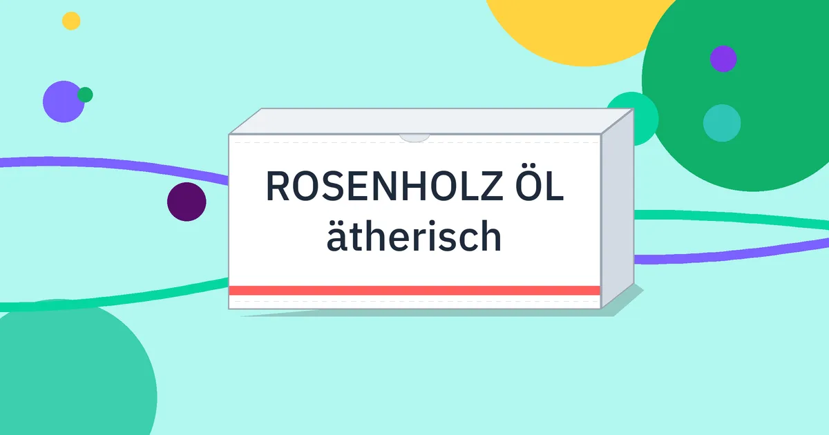 Symbolbild: Packung mit der Aufschrift ROSENHOLZ ÖL ätherisch (PZN 19774365) – Verfügbarkeit und Bezug in Apotheken in Frankfurt am Main
