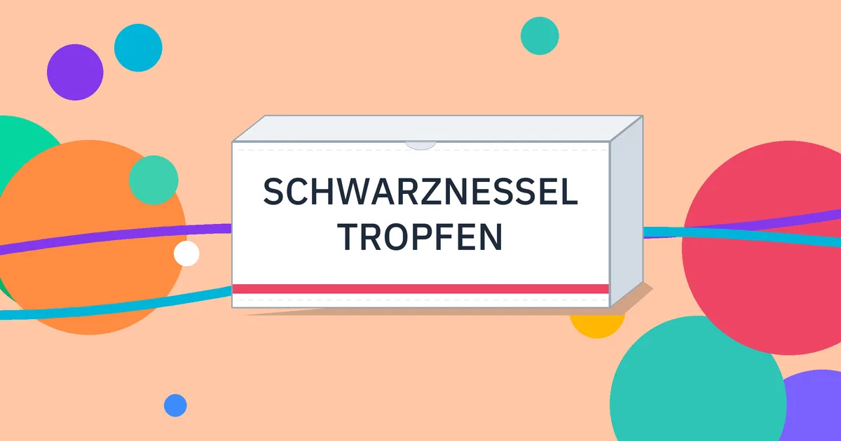 Symbolbild: Packung mit der Aufschrift SCHWARZNESSEL TROPFEN (PZN 15229636) – Verfügbarkeit und Bezug in Apotheken in Frankfurt am Main