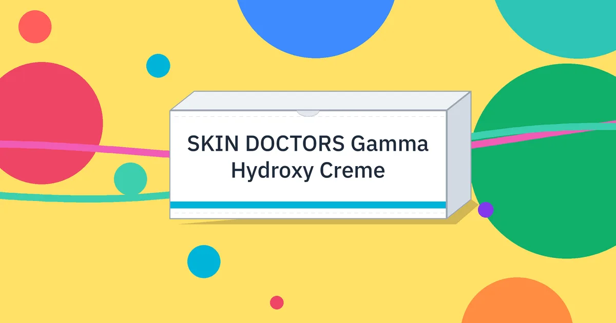 Symbolbild: Packung mit der Aufschrift SKIN DOCTORS Gamma Hydroxy Creme (PZN 09087988) – Verfügbarkeit und Bezug in Apotheken in Frankfurt am Main