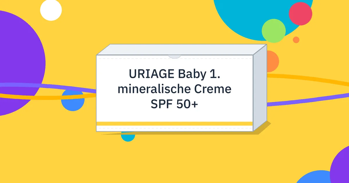 Symbolbild: Packung mit der Aufschrift URIAGE Baby 1. mineralische Creme SPF 50+ (PZN 17182212) – Verfügbarkeit und Bezug in Apotheken in Frankfurt am Main