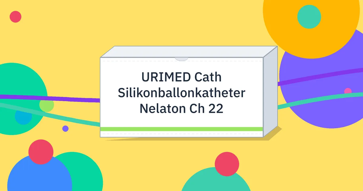 Symbolbild: Packung mit der Aufschrift URIMED Cath Silikonballonkatheter Nelaton Ch 22 (PZN 14275700) – Verfügbarkeit und Bezug in Apotheken in Frankfurt am Main