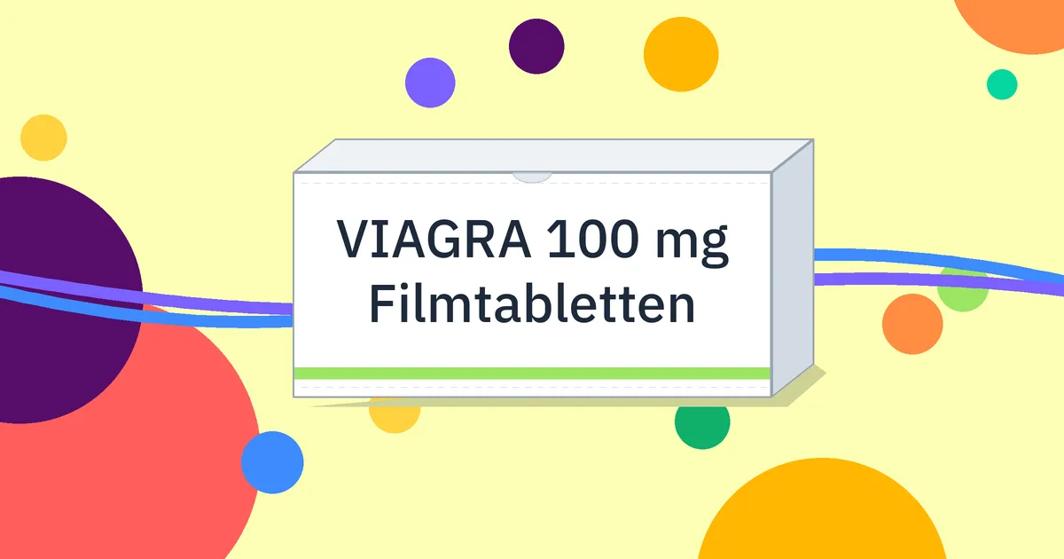 Symbolbild: Packung mit der Aufschrift VIAGRA 100 mg Filmtabletten (PZN 12868695) – Verfügbarkeit und Bezug in Apotheken in Frankfurt am Main