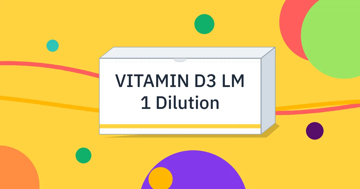 Symbolbild: Packung mit der Aufschrift VITAMIN D3 LM 1 Dilution (PZN 13278464) – Verfügbarkeit und Bezug in Apotheken in Frankfurt am Main