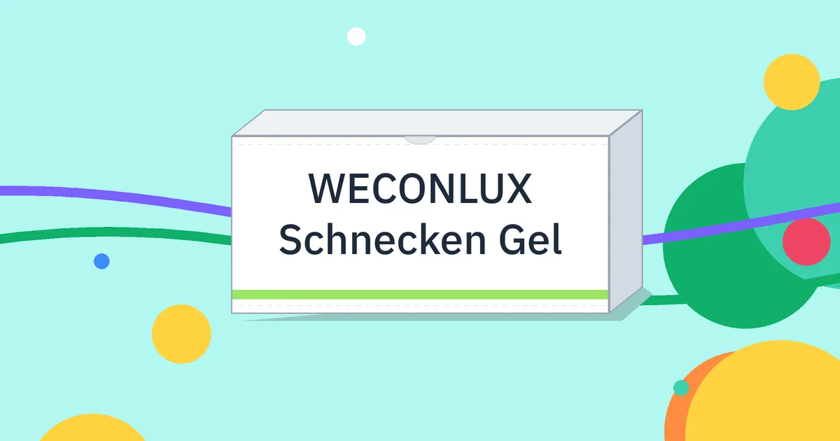 Symbolbild: Packung mit der Aufschrift WECONLUX Schnecken Gel (PZN 12726512) – Verfügbarkeit und Bezug in Apotheken in Frankfurt am Main