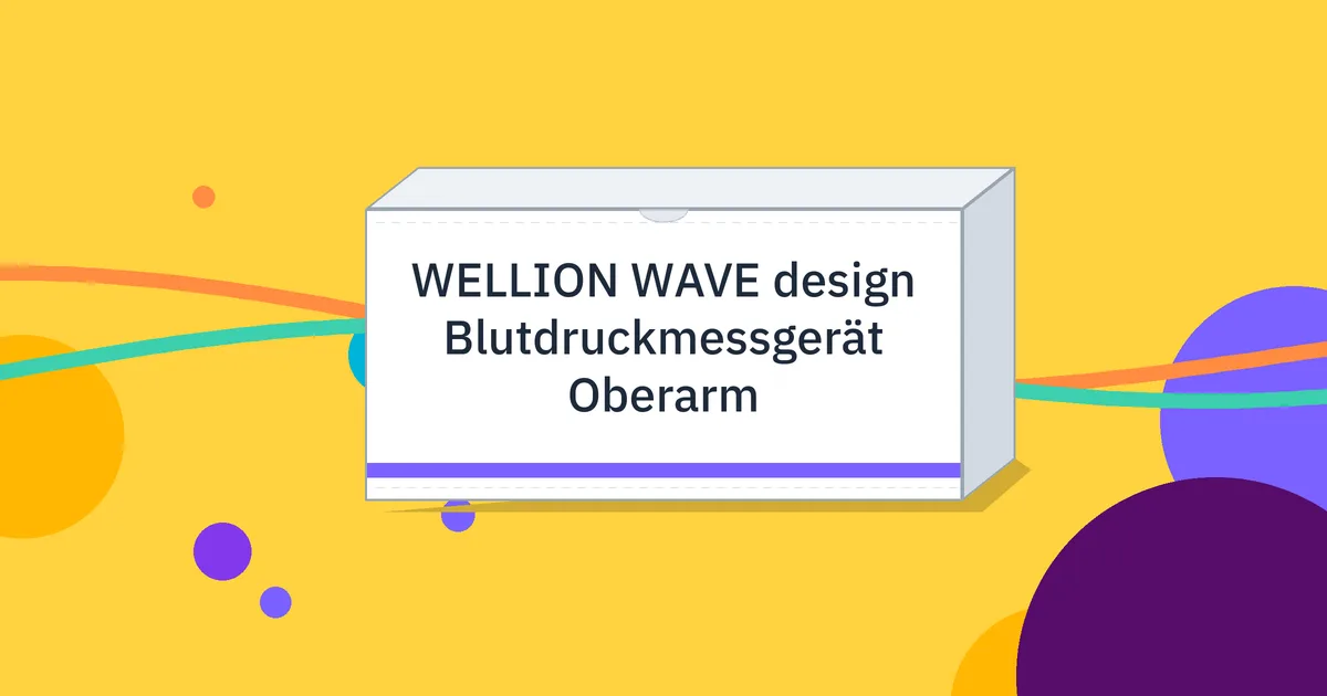 Symbolbild: Packung mit der Aufschrift WELLION WAVE design Blutdruckmessgerät Oberarm (PZN 19511602) – Verfügbarkeit und Bezug in Apotheken in Frankfurt am Main