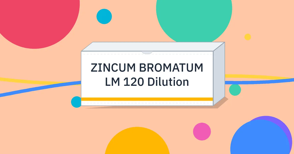 Symbolbild: Packung mit der Aufschrift ZINCUM BROMATUM LM 120 Dilution (PZN 13292033) – Verfügbarkeit und Bezug in Apotheken in Frankfurt am Main