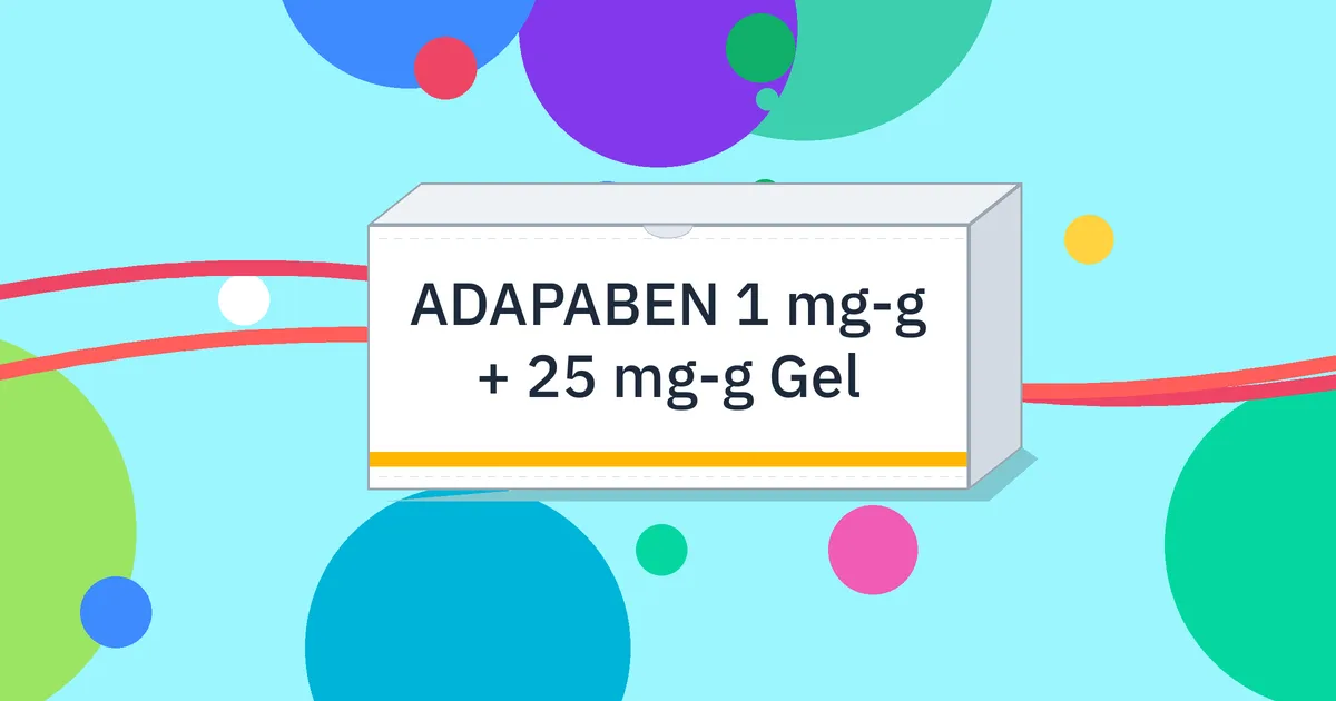 Symbolbild: Packung mit der Aufschrift ADAPABEN 1 mg-g + 25 mg-g Gel (PZN 18446759) – Verfügbarkeit und Bezug in Apotheken in Frankfurt am Main