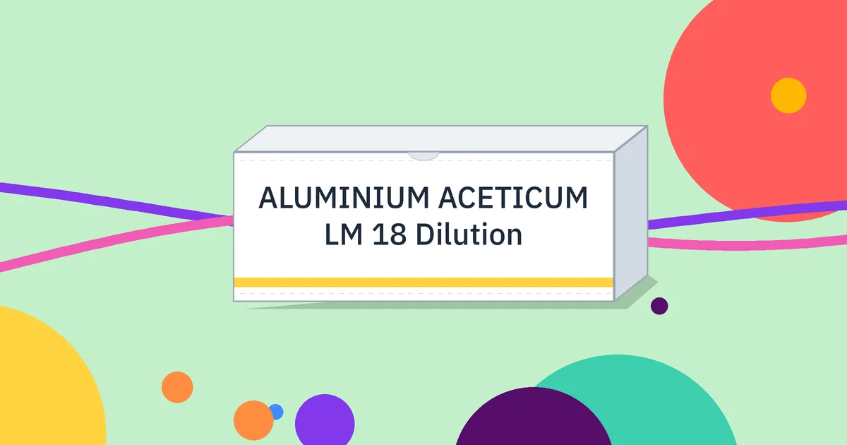 Symbolbild: Packung mit der Aufschrift ALUMINIUM ACETICUM LM 18 Dilution (PZN 13316302) – Verfügbarkeit und Bezug in Apotheken in Frankfurt am Main