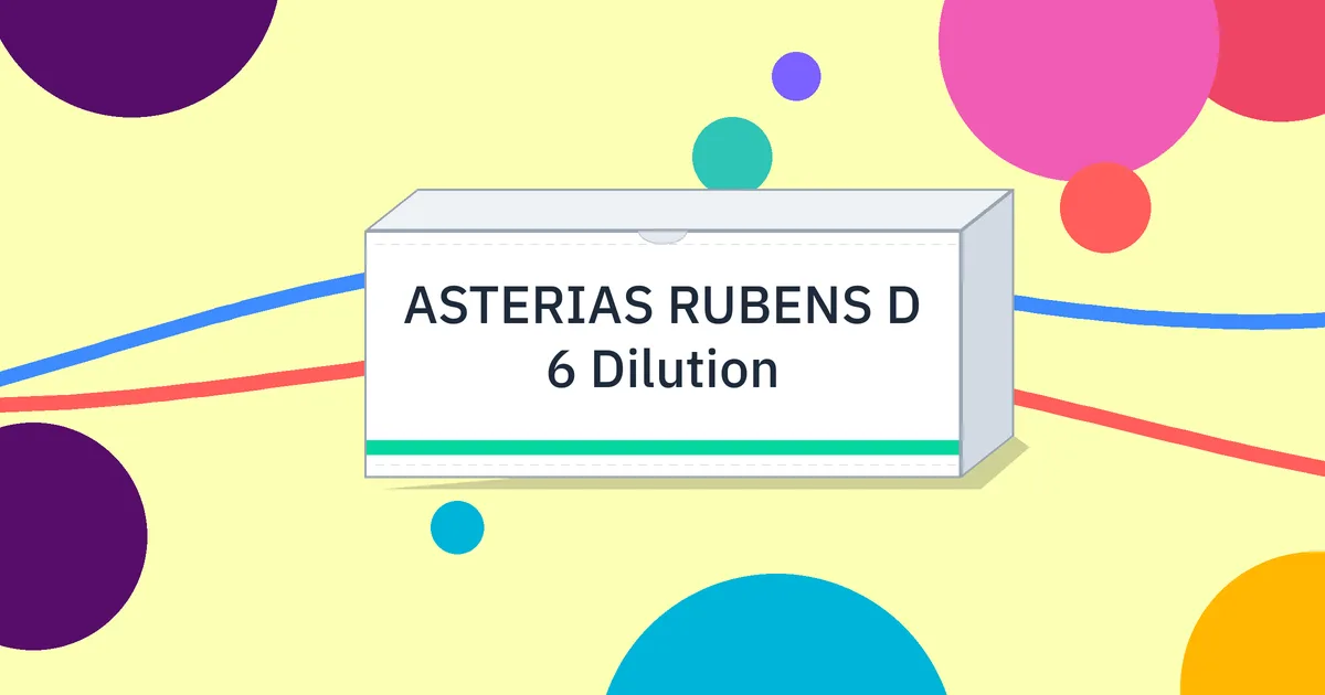 Symbolbild: Packung mit der Aufschrift ASTERIAS RUBENS D 6 Dilution (PZN 07160505) – Verfügbarkeit und Bezug in Apotheken in Frankfurt am Main