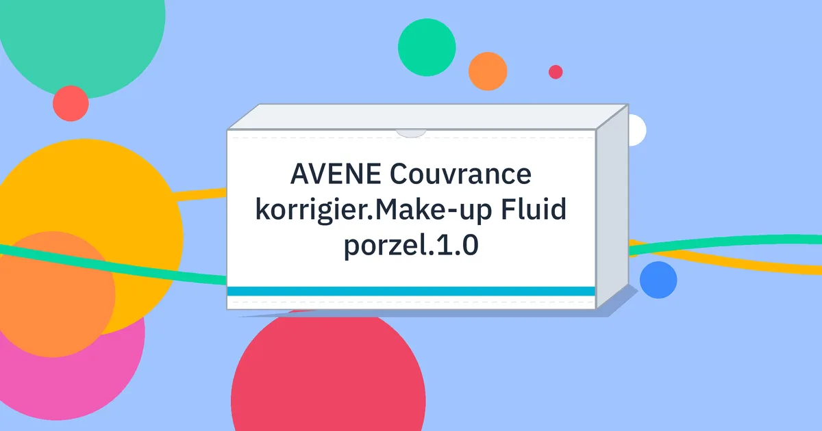 Symbolbild: Packung mit der Aufschrift AVENE Couvrance korrigier.Make-up Fluid porzel.1.0 (PZN 02024016) – Verfügbarkeit und Bezug in Apotheken in Frankfurt am Main